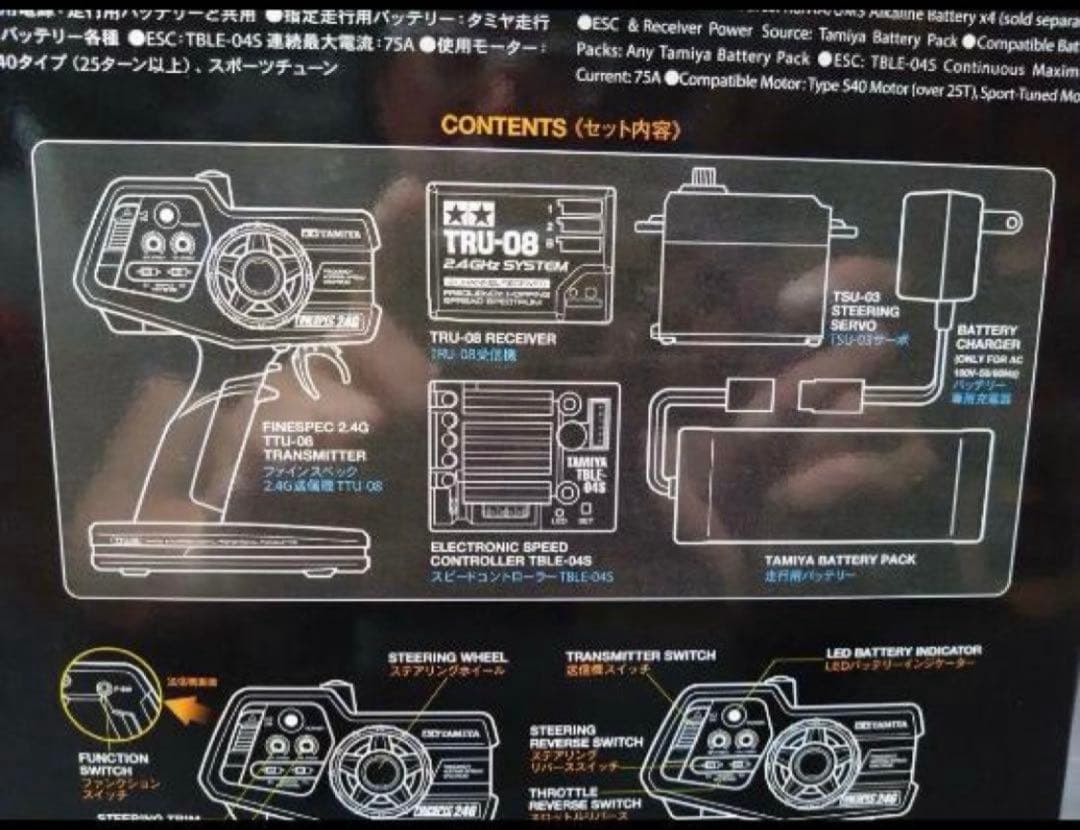ファインスペック2.4G 電動RCドライブセット