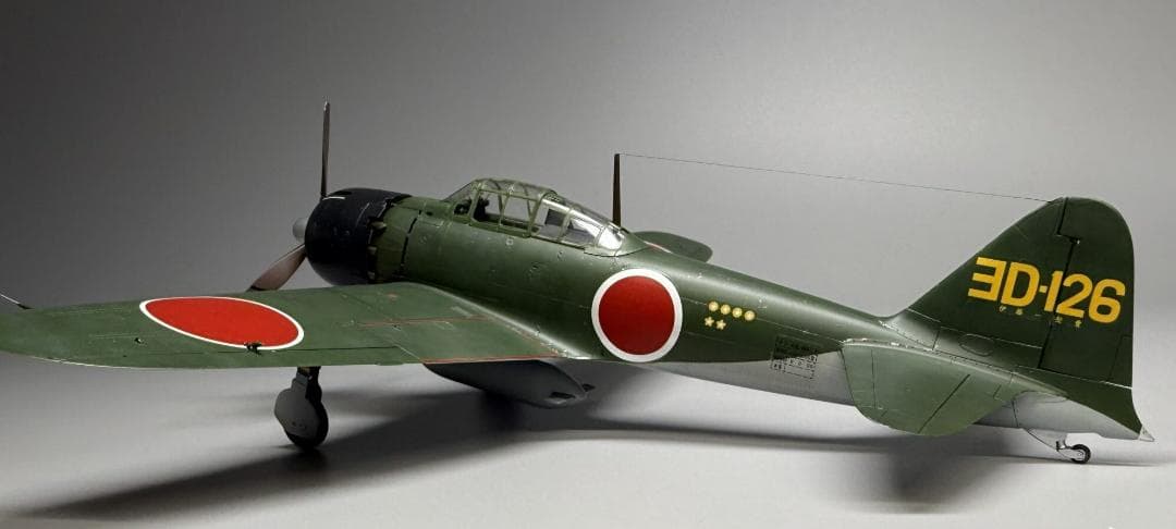 タミヤ 1/48 零戦52型　完成品