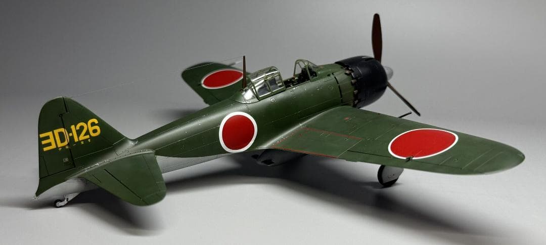 タミヤ 1/48 零戦52型　完成品