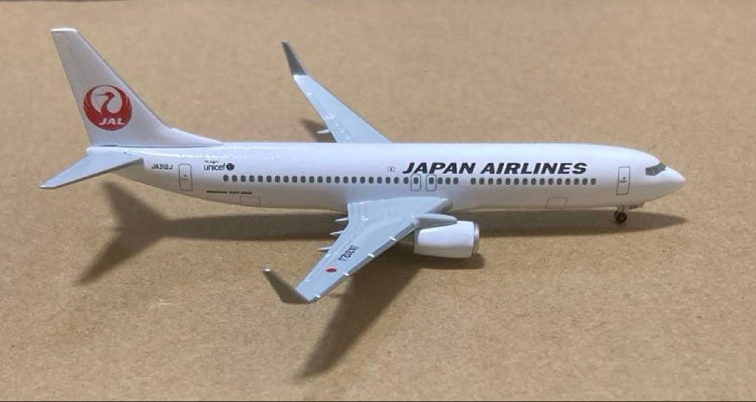 【美品】日本航空　B737-800 1/400 JA312J