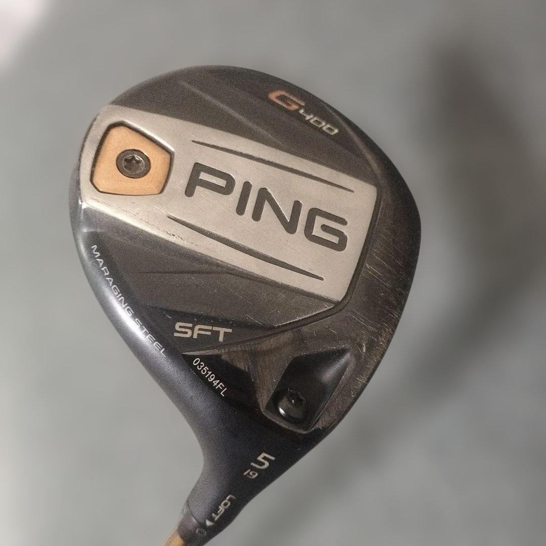 名器！PING G400 SFT！フェアウェイウッド 5W 19度 ヘッドのみ