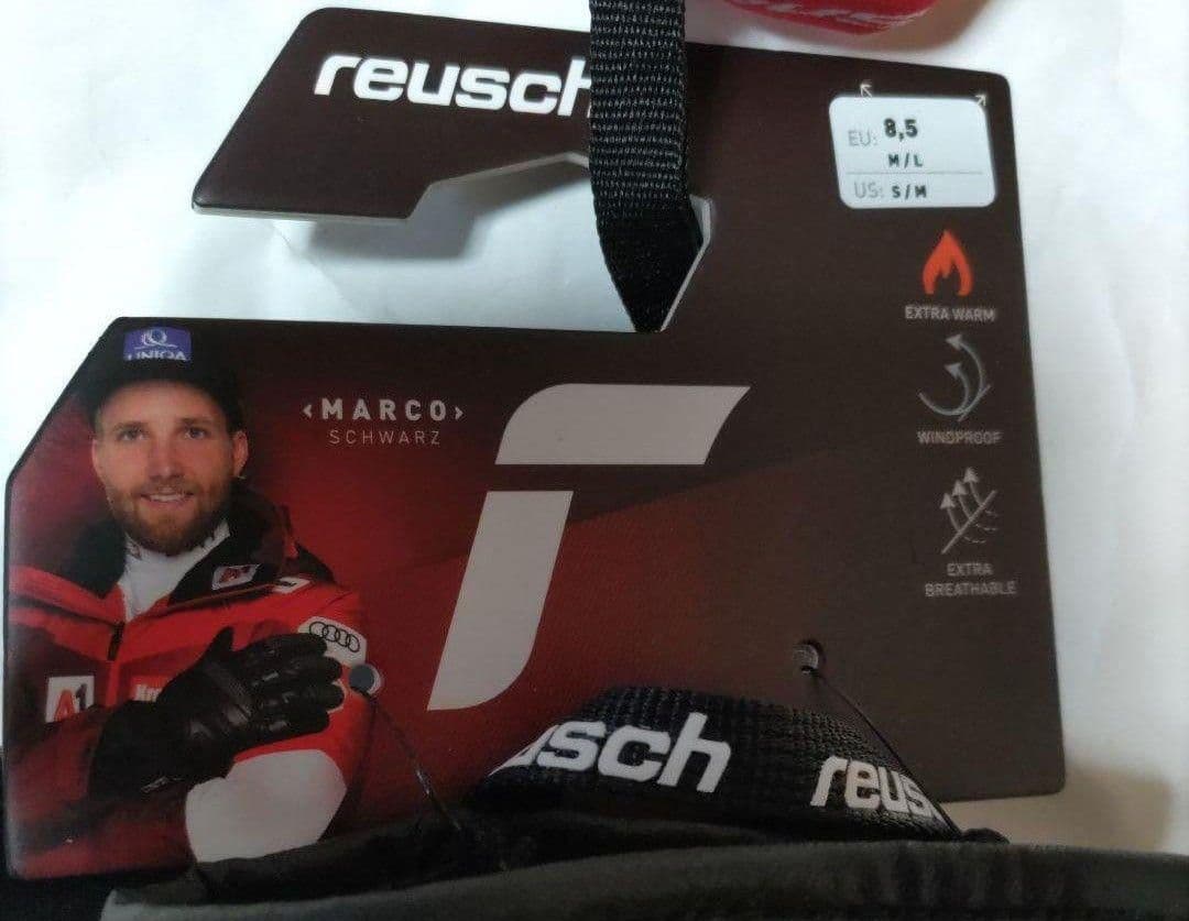 新品タグ付き reusch ロイシュグラブ MARCO SCHWARZ モデル