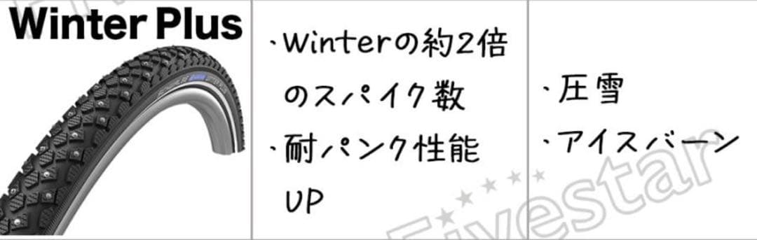 シュワルベ マラソンウィンタープラス 26インチ 自転車用スパイクタイヤ