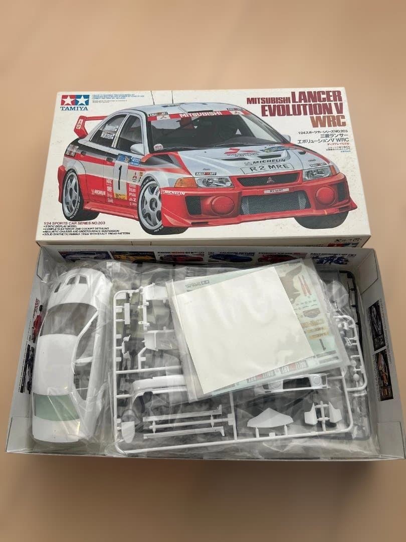 自動車 Tamiya Mitsubishi Lancer Evolution V WRC