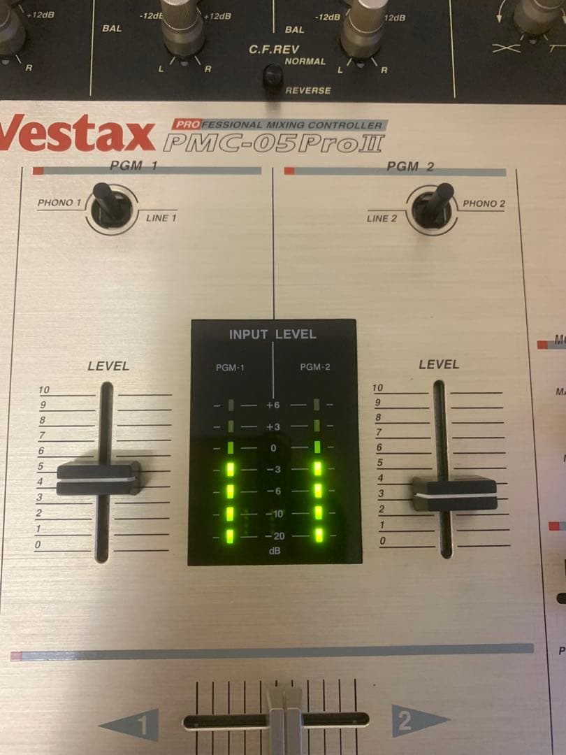 Vestax PMC-05PRO II DJミキサー ACアダプターつき