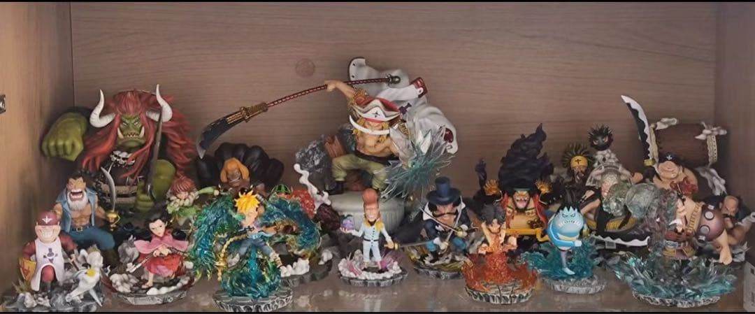 ONE PIECE 白ひげ海賊団 18体 ガレージキット ガレキ スタチュー①