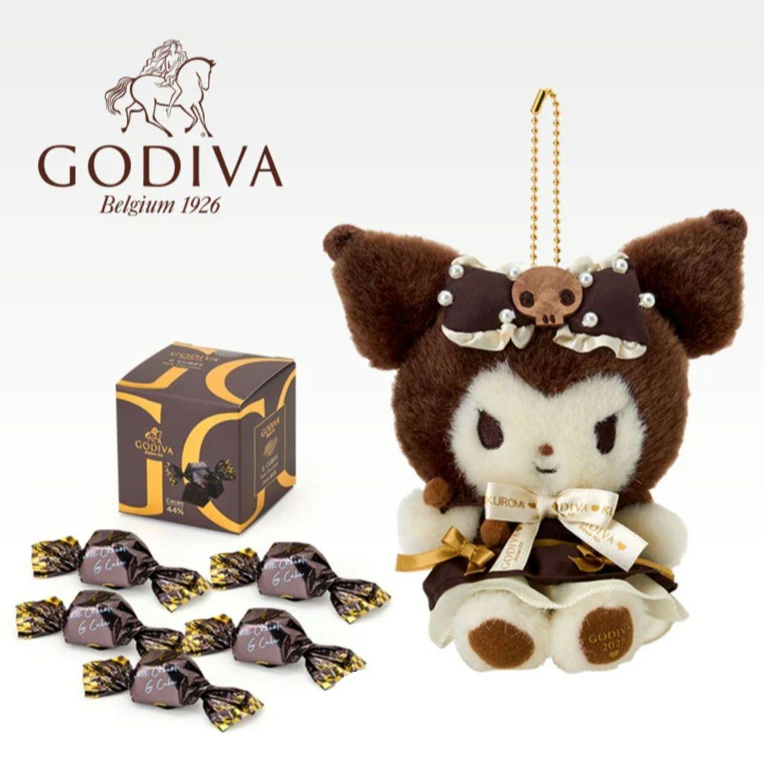 クロミ▫GODIVA＆マスコットホルダー▫2025 バレンタイン▫サンリオ▫