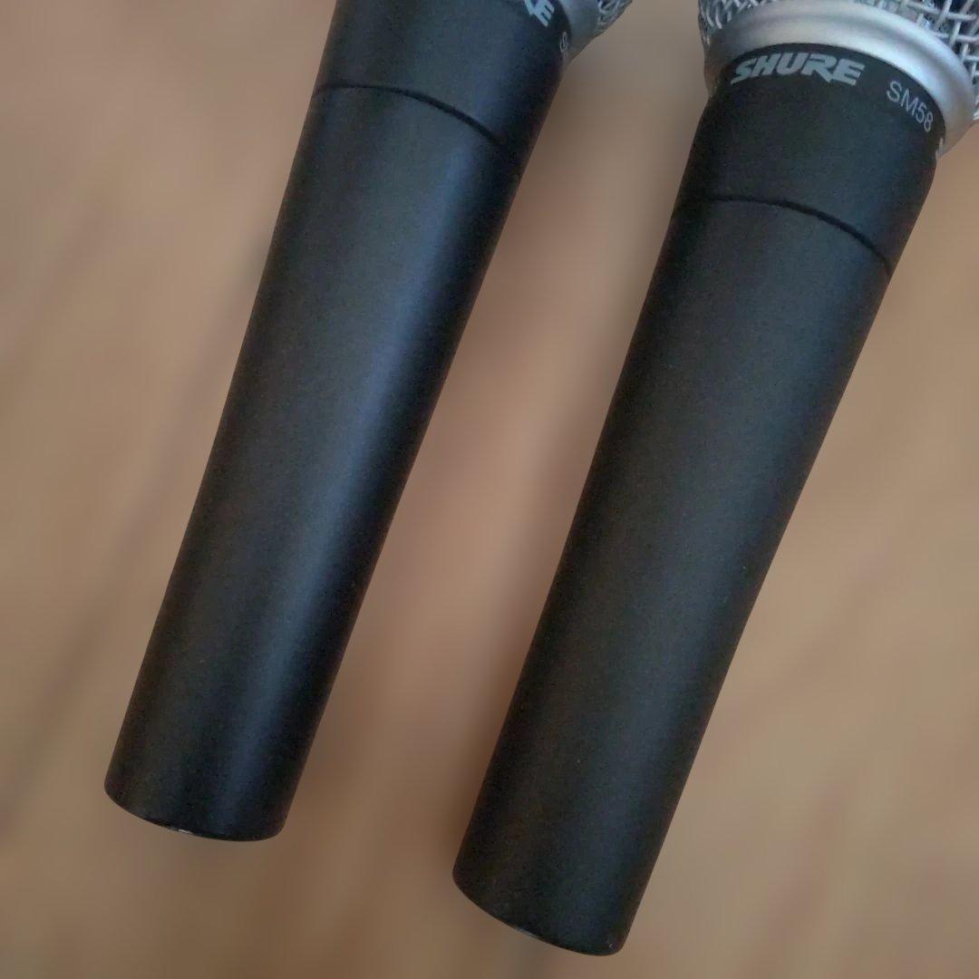 SHURE SM58 2本セット ケーブル付