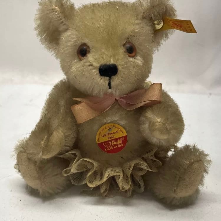 ぬいぐるみ Antique Steiff Teddy Bear 1984