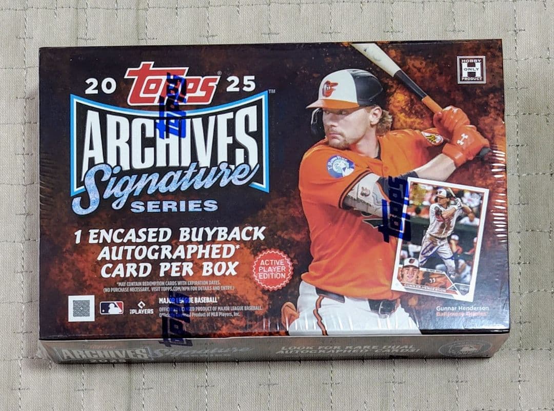 TOPPS 2025 ARCHIVES SIGNATURE新品未開封　1BOX