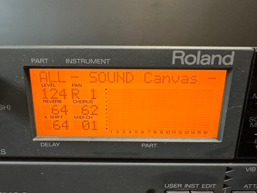 Roland SC-88 MIDI音源モジュール