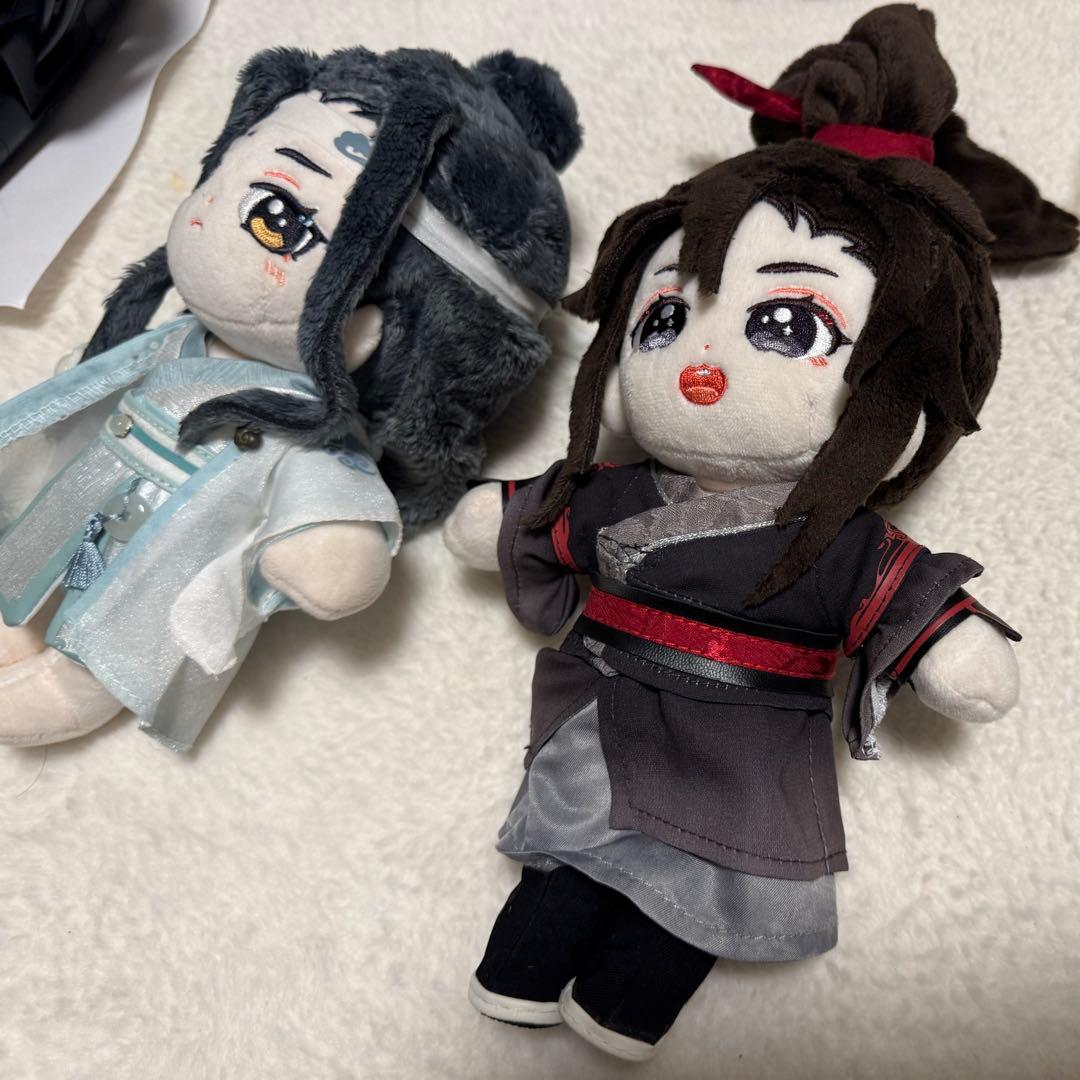 【公式品】魔道祖師 minidoll 忘羡セット ぬいぐるみ2体 衣装付き
