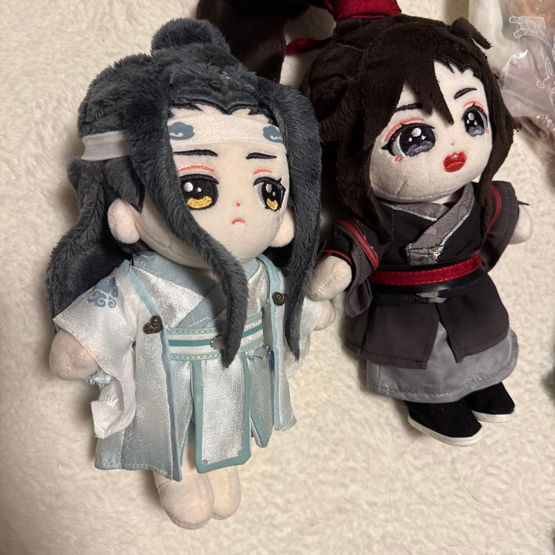 【公式品】魔道祖師 minidoll 忘羡セット ぬいぐるみ2体 衣装付き