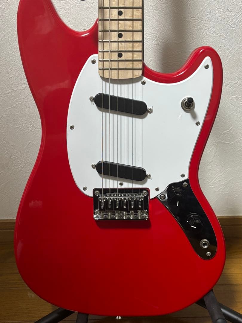 Squier SONIC MUSTANG 保証書・ソフトケース付