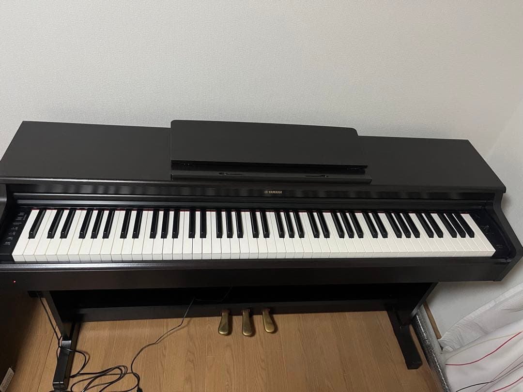 【送料込】YAMAHA ARIUS YDP-164 電子ピアノ イス　ブラウン