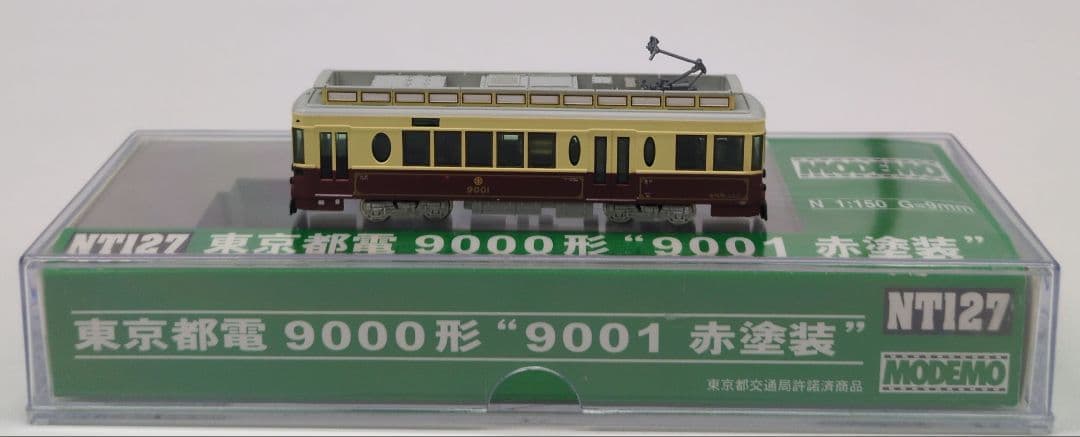 鉄道模型 東京都電 9000形 9001 赤塗装
