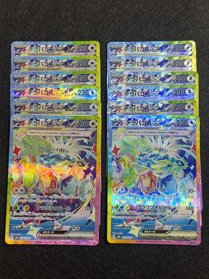 ポケモンカード テラパゴスex SAR sv8a 226/187 12枚セット
