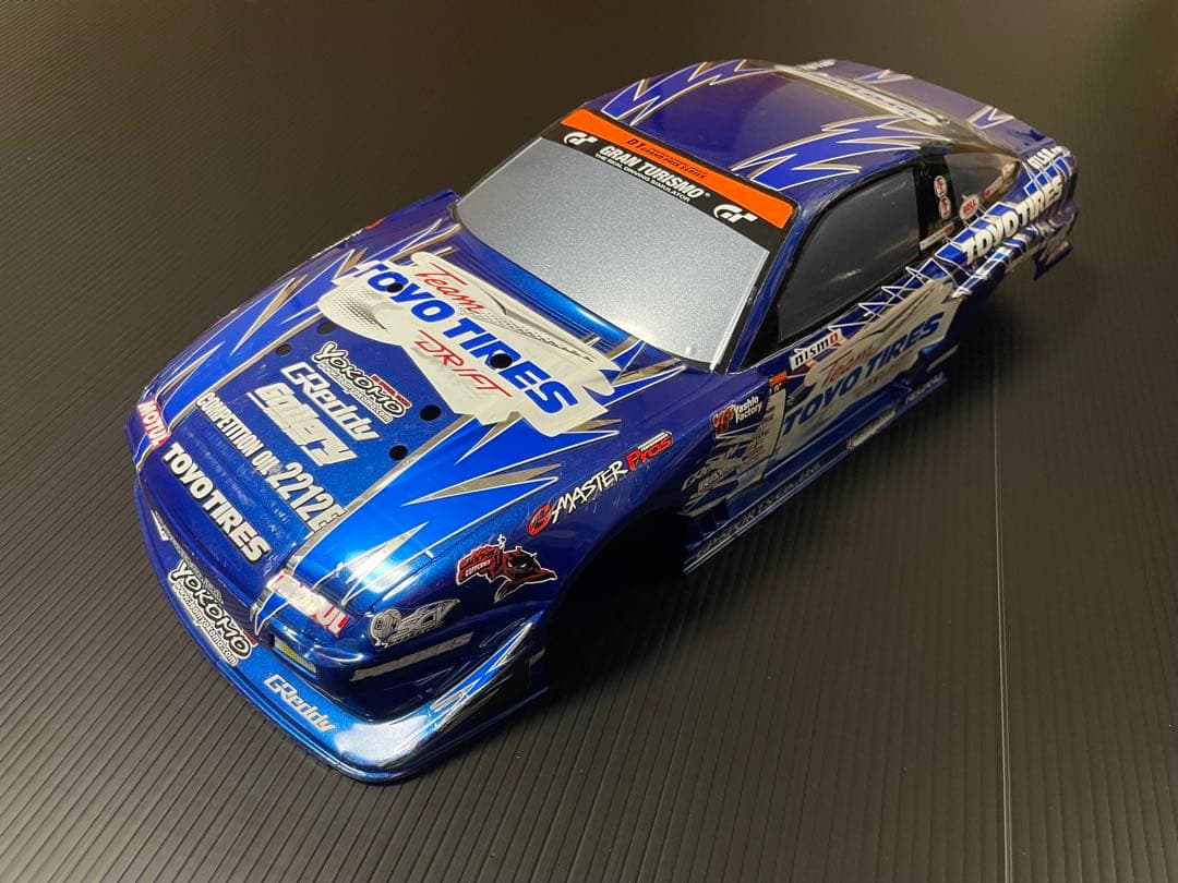 ヨコモ 日産 180SX D1 TOYO TIRES ラジコン ボディ 1/10