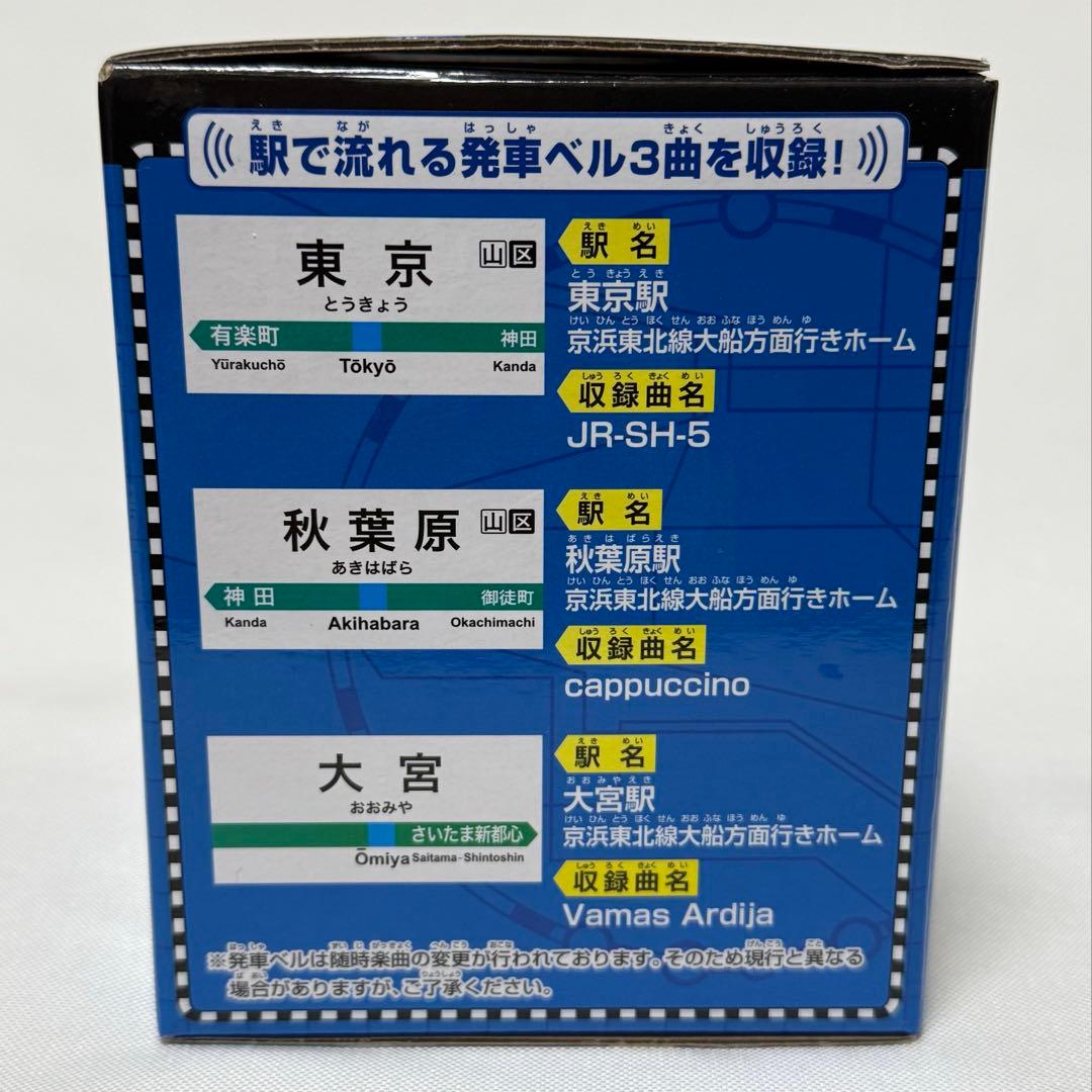 JR東日本 テツオトバンククロック 貯金箱 京浜東北線 エポック社