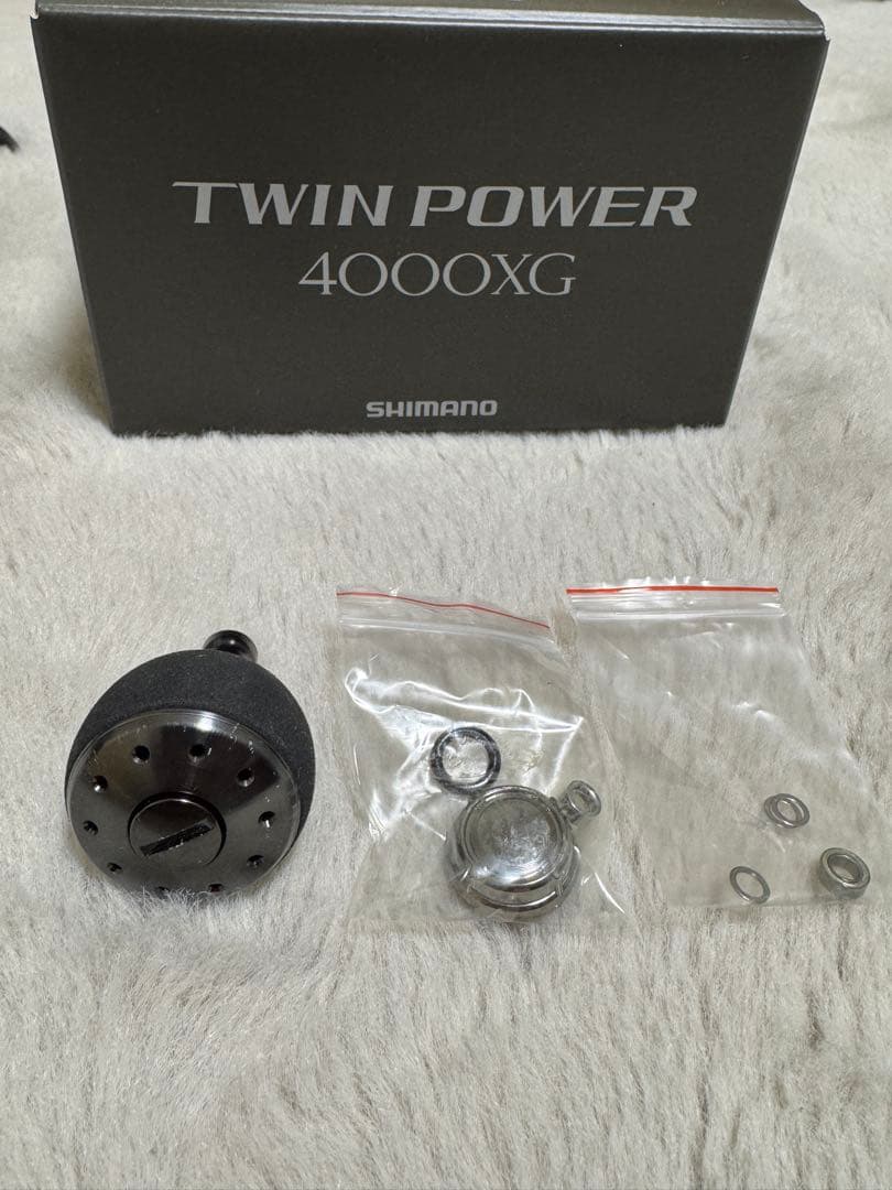 SHIMANO 24TWIN POWER 4000XG 丸型ハンドル付