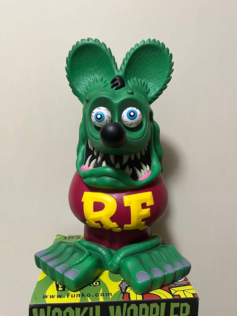 RAT FINK Wacky Wobbler 緑色フィギュア 約30cm