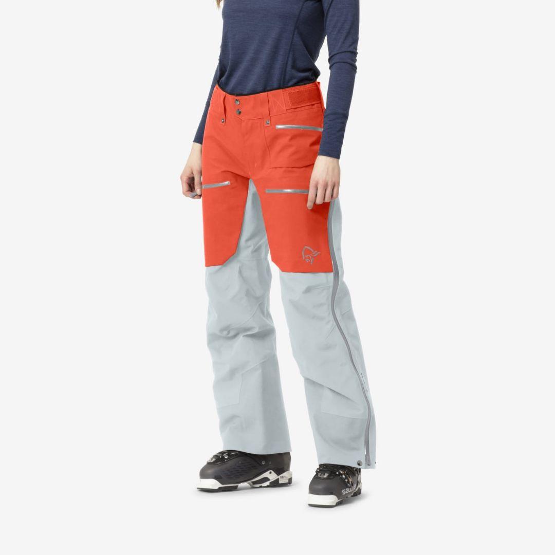 NORRONA Lofoten Gore-tex Pro Pants 白オレンジ