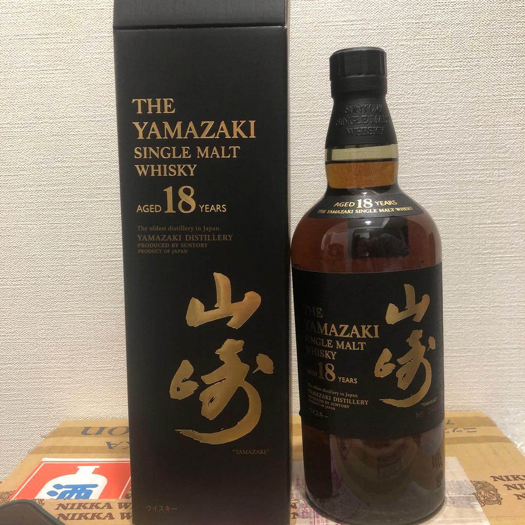 山崎 18年 シングルモルトウイスキー 700ml 43%