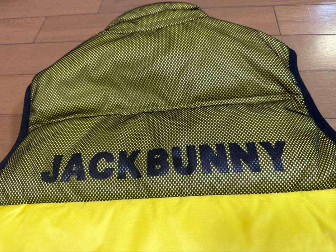 JACK BUNNY イエロー ノースリーブダウンベスト　レディース　サイズXS