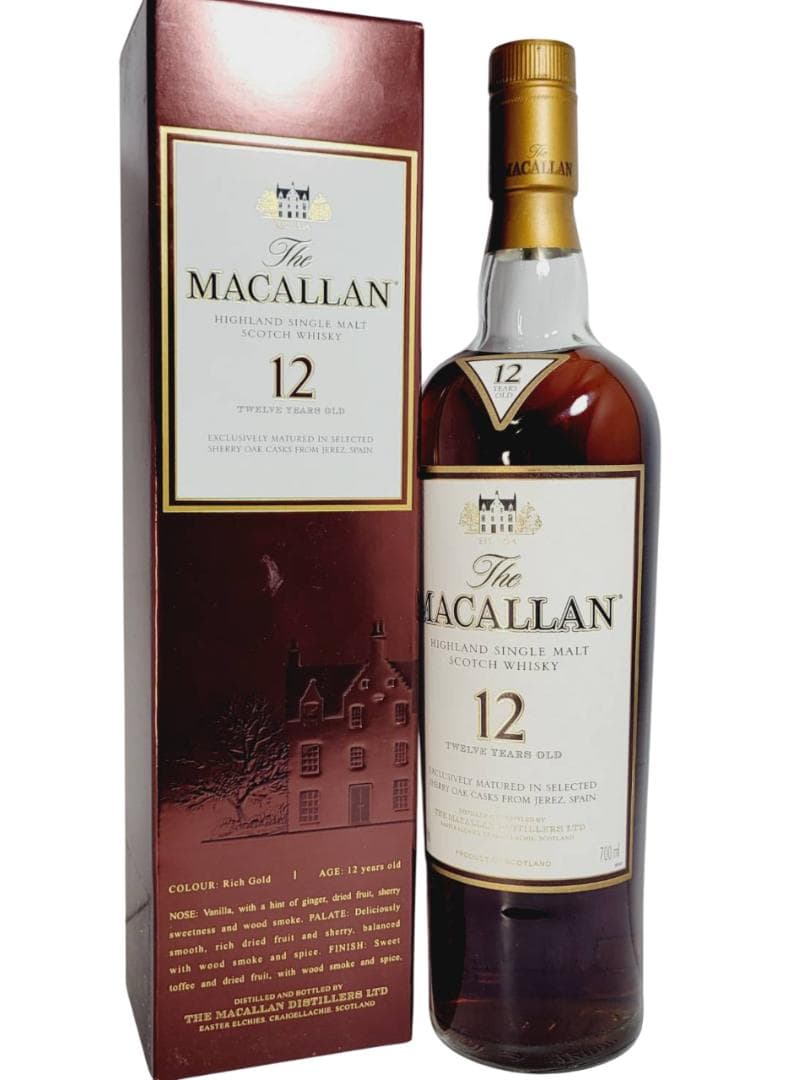 The MACALLANザ・マッカラン 12年 シェリーオークカスク 旧ボトル