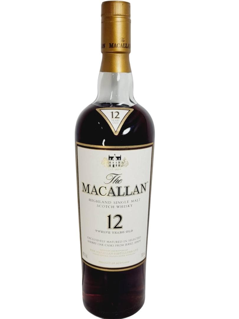 The MACALLANザ・マッカラン 12年 シェリーオークカスク 旧ボトル