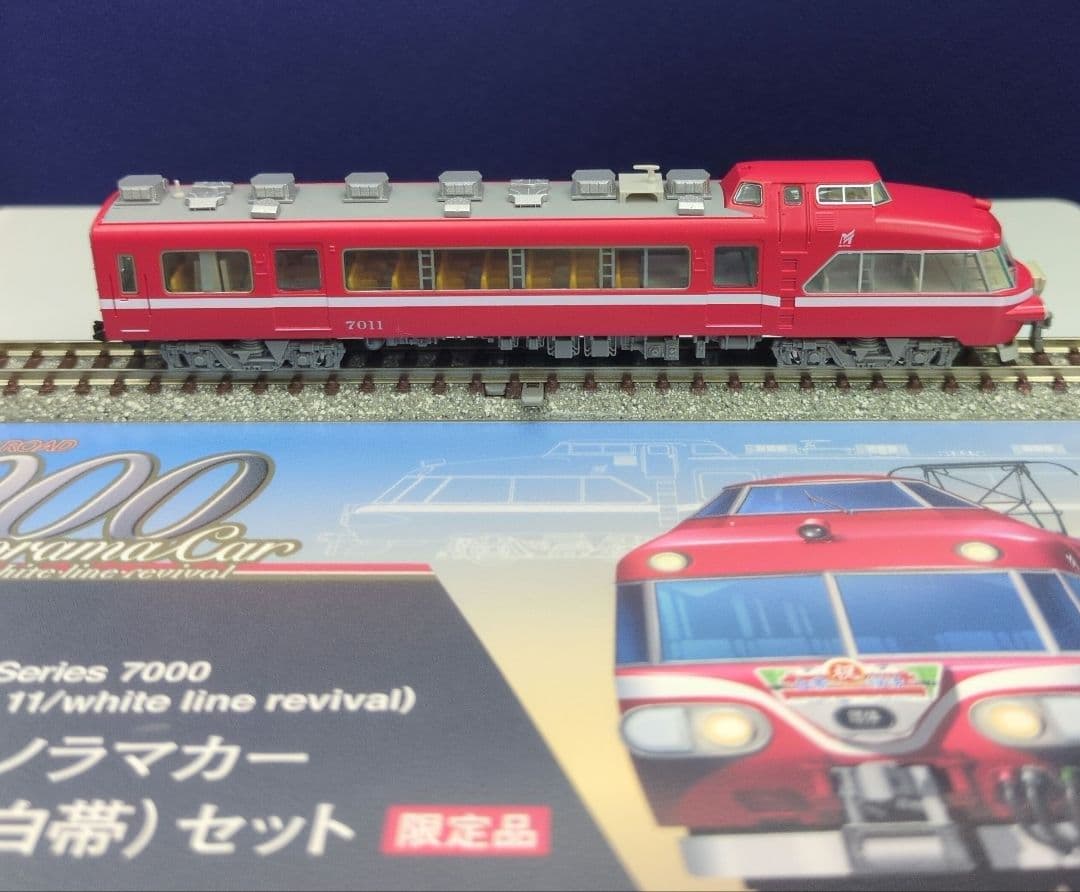 鉄道模型 名鉄7000系 第11編成 復活白帯 限定品！！