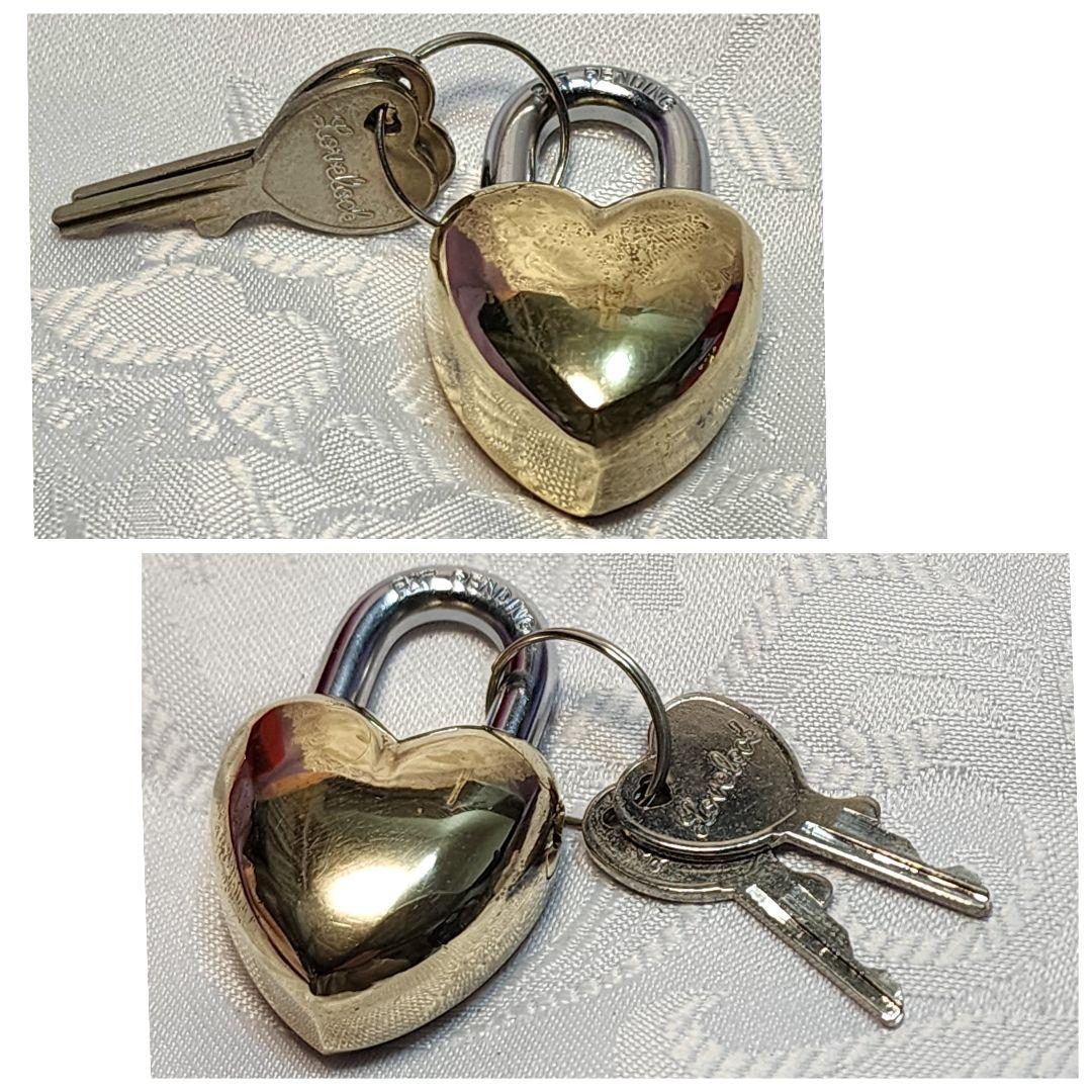 LOVE LOCK　ラブロック　ヴィンテージ　南京錠　 真鍮　アンティーク　希少