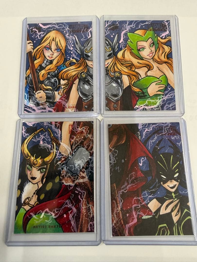 upper deck marvel 1of1 スケッチカード　パズル