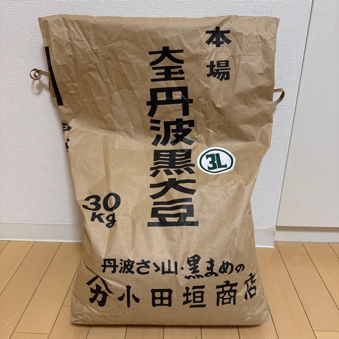 令和7年産　丹波篠山黒大豆　特大サイズ3Ｌ　1kg