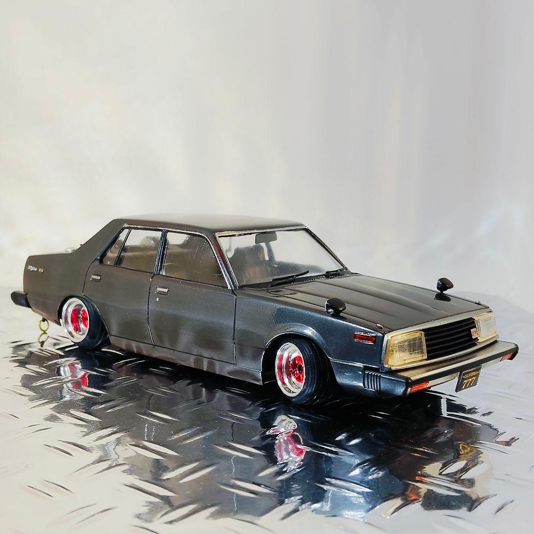 車プラモデル　アオシマ1/24　 日産ジャパン4ド　組み立て済み完成品