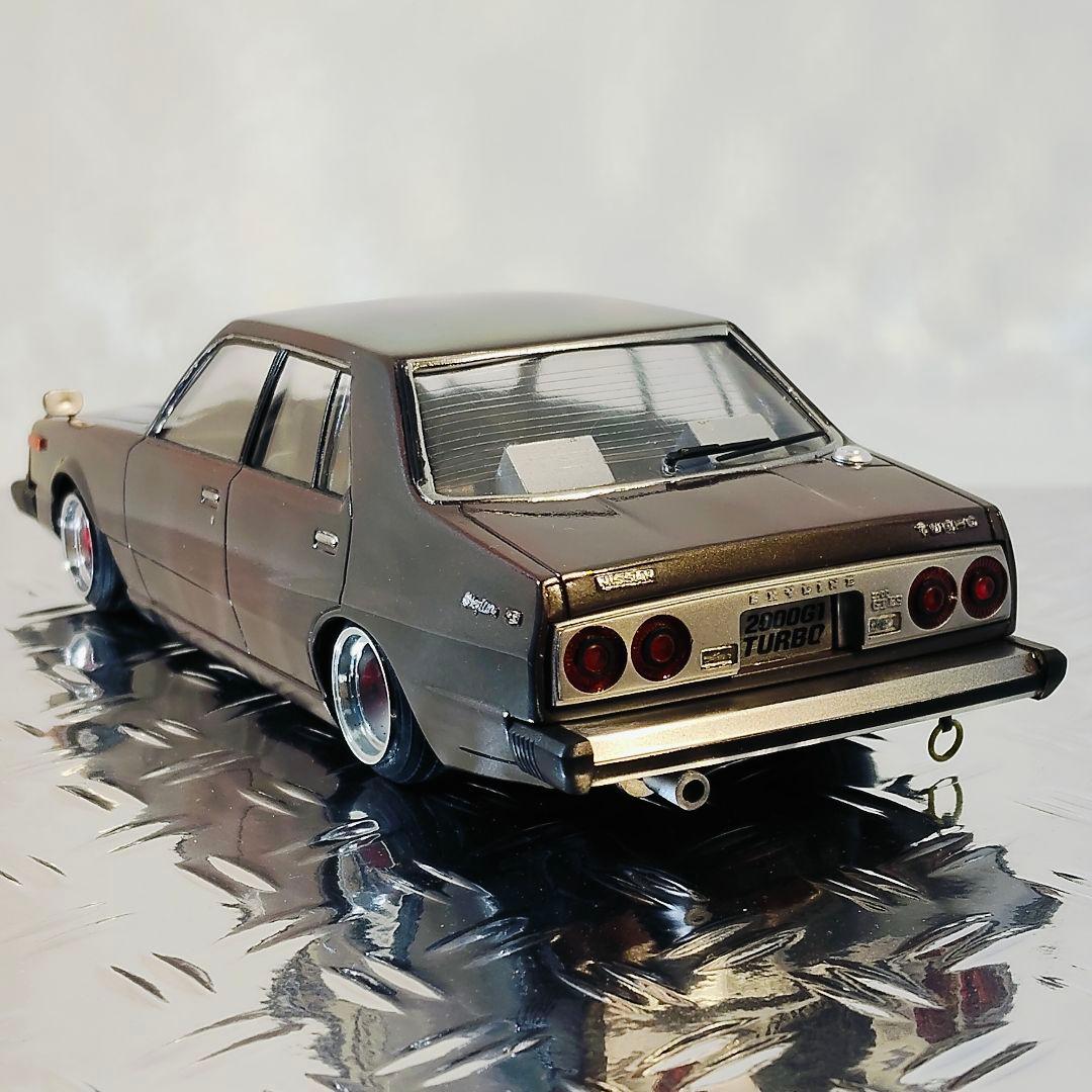 車プラモデル　アオシマ1/24　 日産ジャパン4ド　組み立て済み完成品