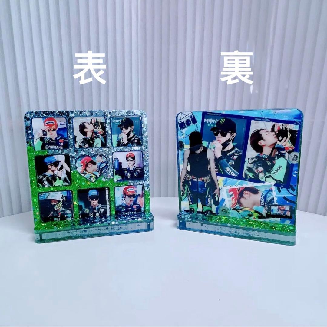 新作❣️王一博 2番スタジオ　新両面レジン九宫格玄関置物3点セット❣️確認用0201