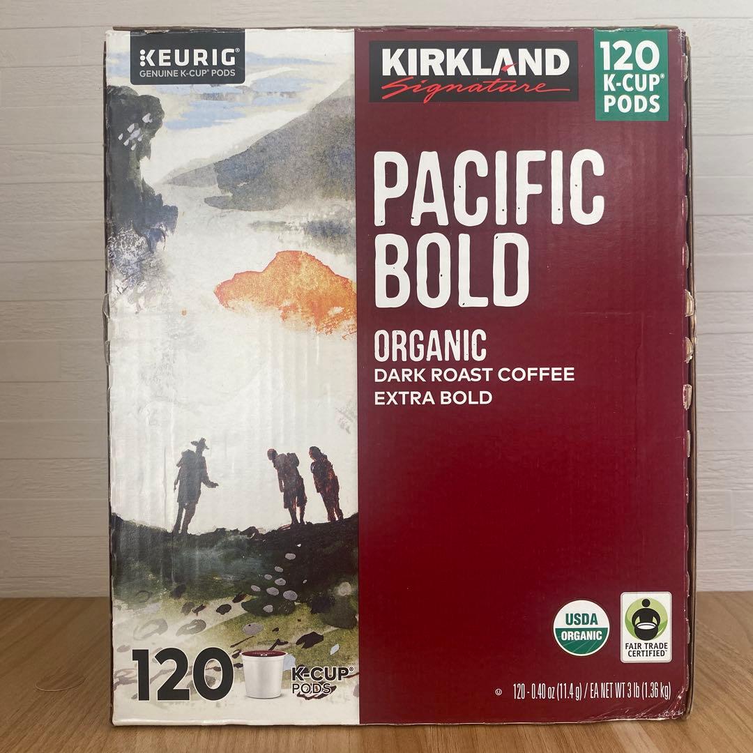 Pacific Bold オーガニック　ダークロースト　120個 K-Cup