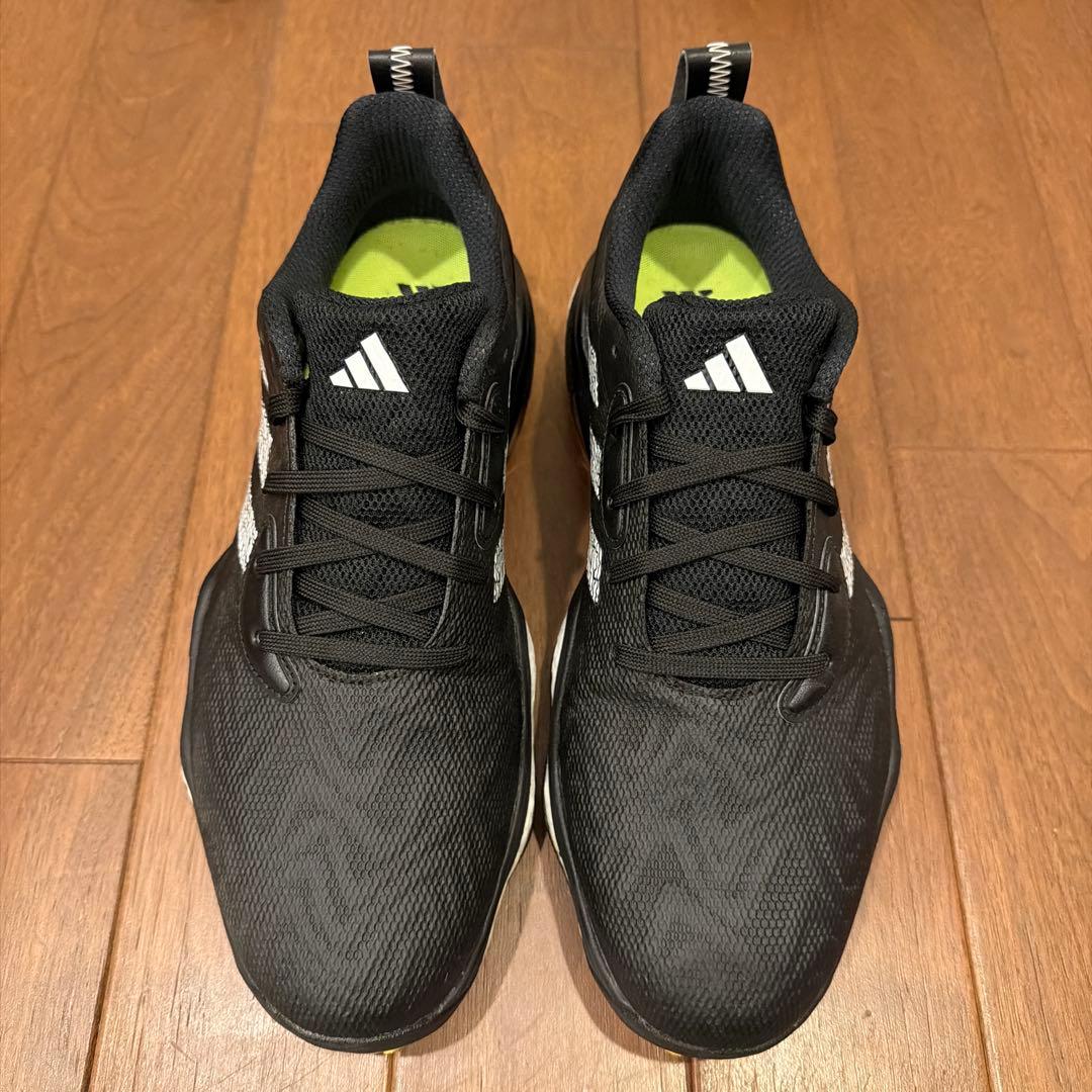 新品同様 adidas コードカオス25 ブラック/ホワイト/レモン 27.0