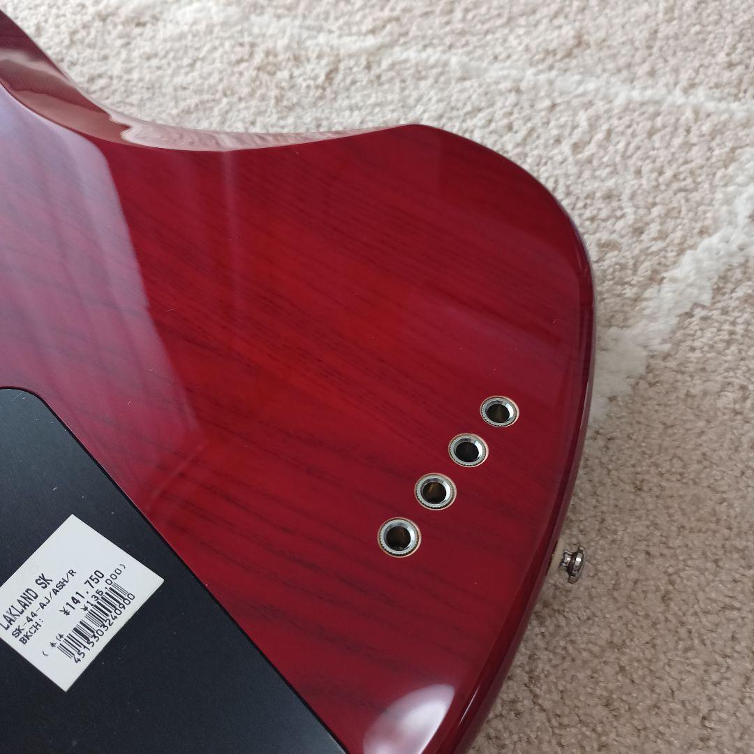【美品】LAKLAND ベース SK-44-AJ (Black Cherry)