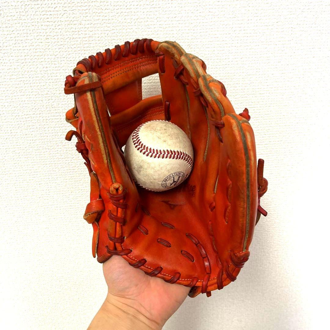 706 ミズノ グローバルエリート 坂本勇人モデル 軟式 少年 内野手用グローブ