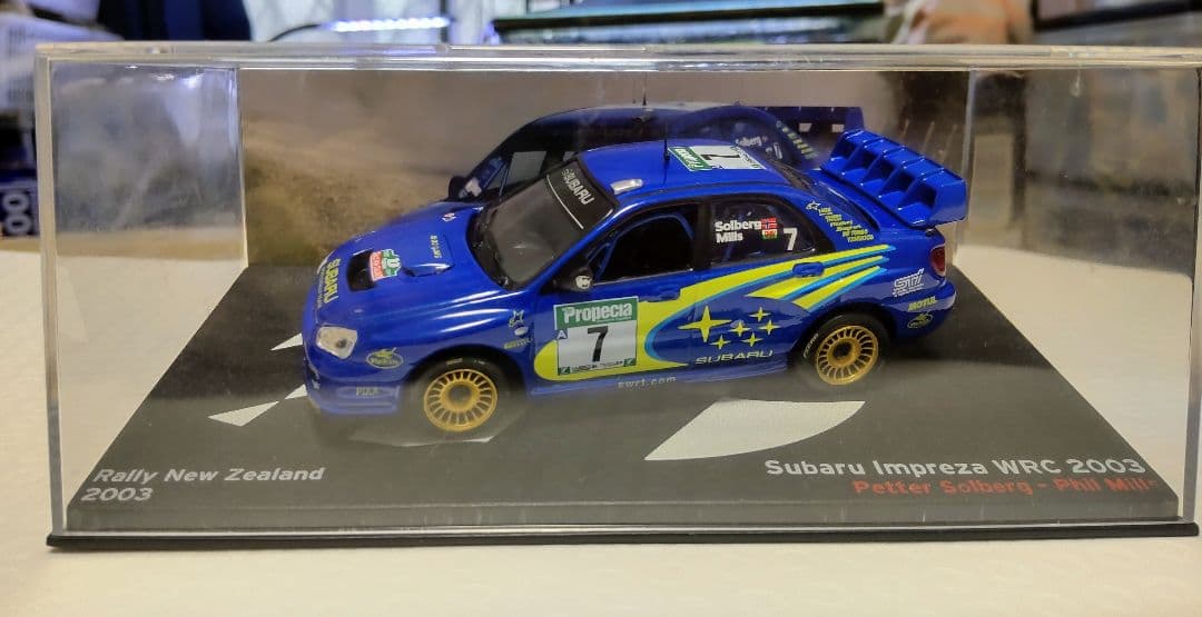 1/43 WRC ミニカーセット スバル・三菱
