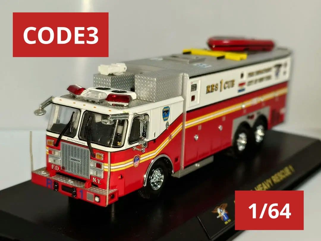 CODE3 Fire Department NY 1/64 ミニカー