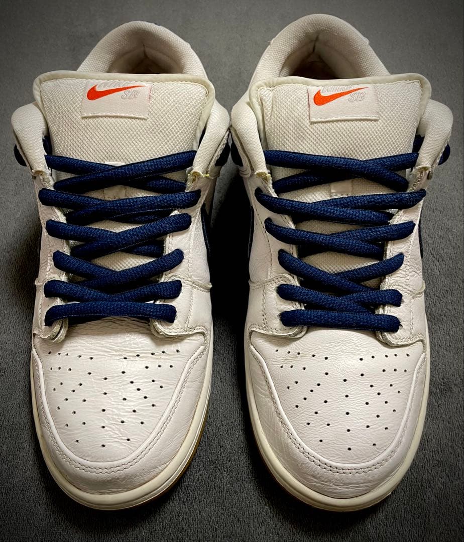スケートボード Nike SB Dunk \"Orange Label White Navy\"
