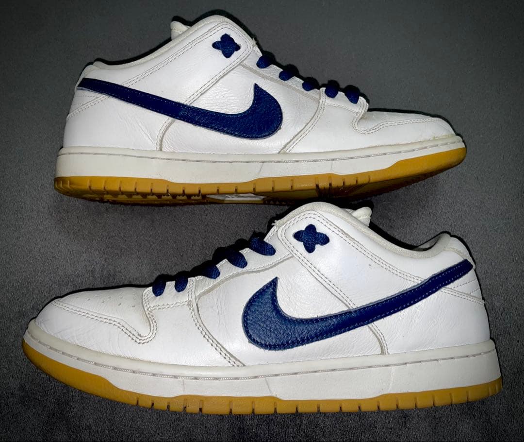 スケートボード Nike SB Dunk \"Orange Label White Navy\"