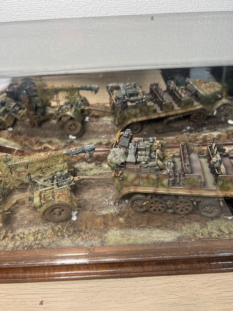 第二次世界大戦 ドイツ軍 ミリタリージオラマ 1/35 完成品　ジャンク　完成品