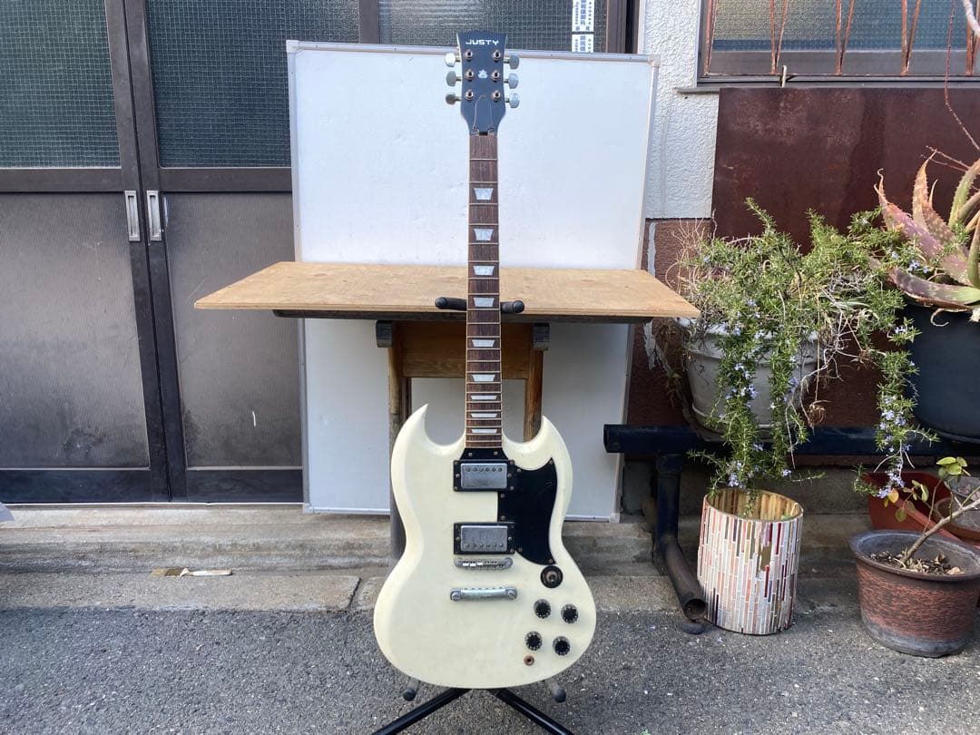 justy sg-std sg エレキギター　ジャンク品　中古品
