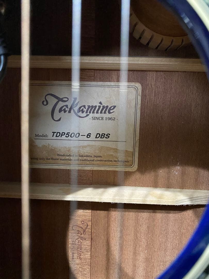 Takamine TDP500-6 DBS 長渕剛ツアー使用モデル新品未使用品‼︎