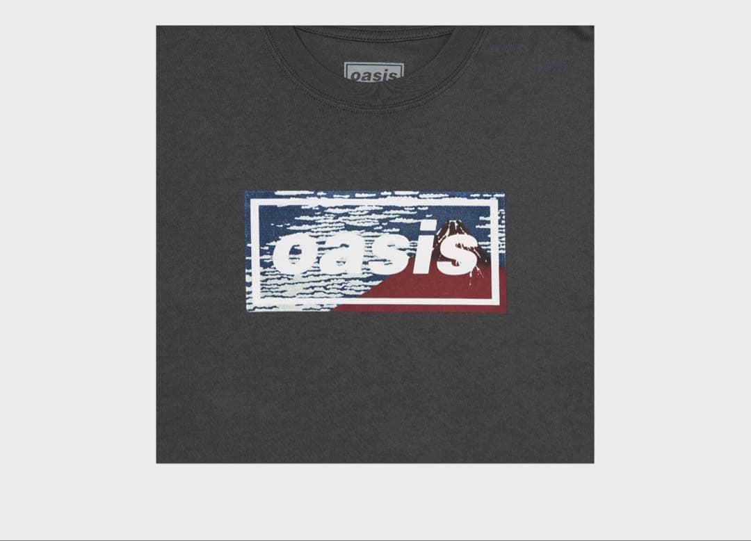 oasis live '25 Tシャツ Lサイズ グレー　富士　日本限定　新品