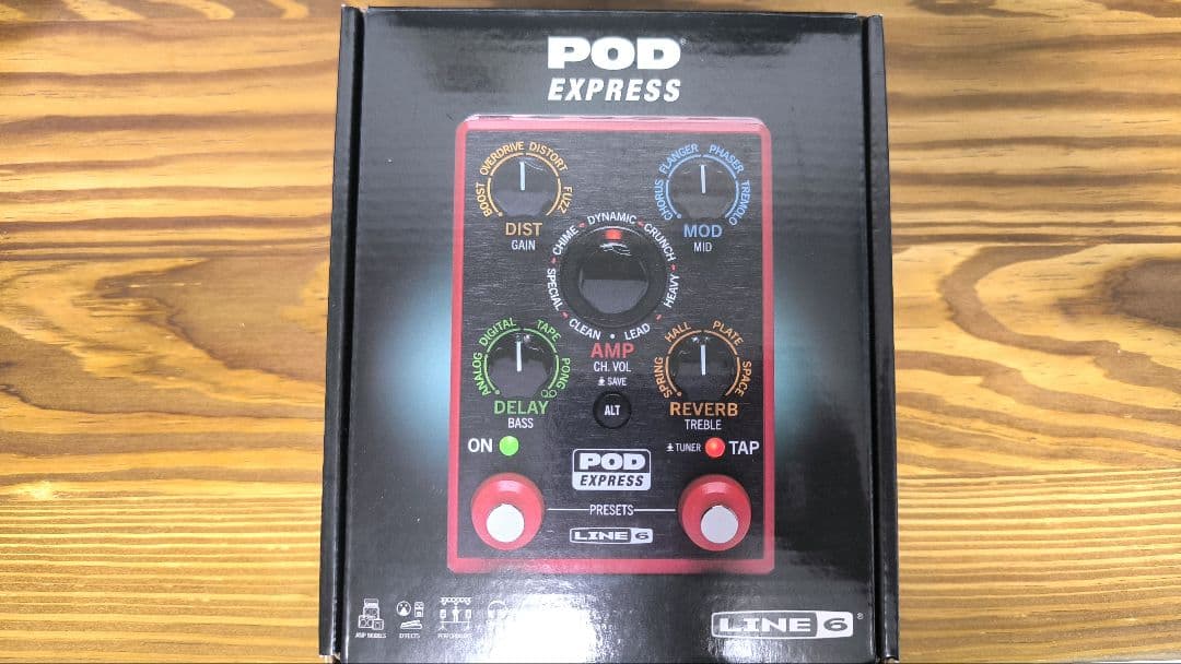【9/10まで】LINE6 POD Express+ Ampero Switch